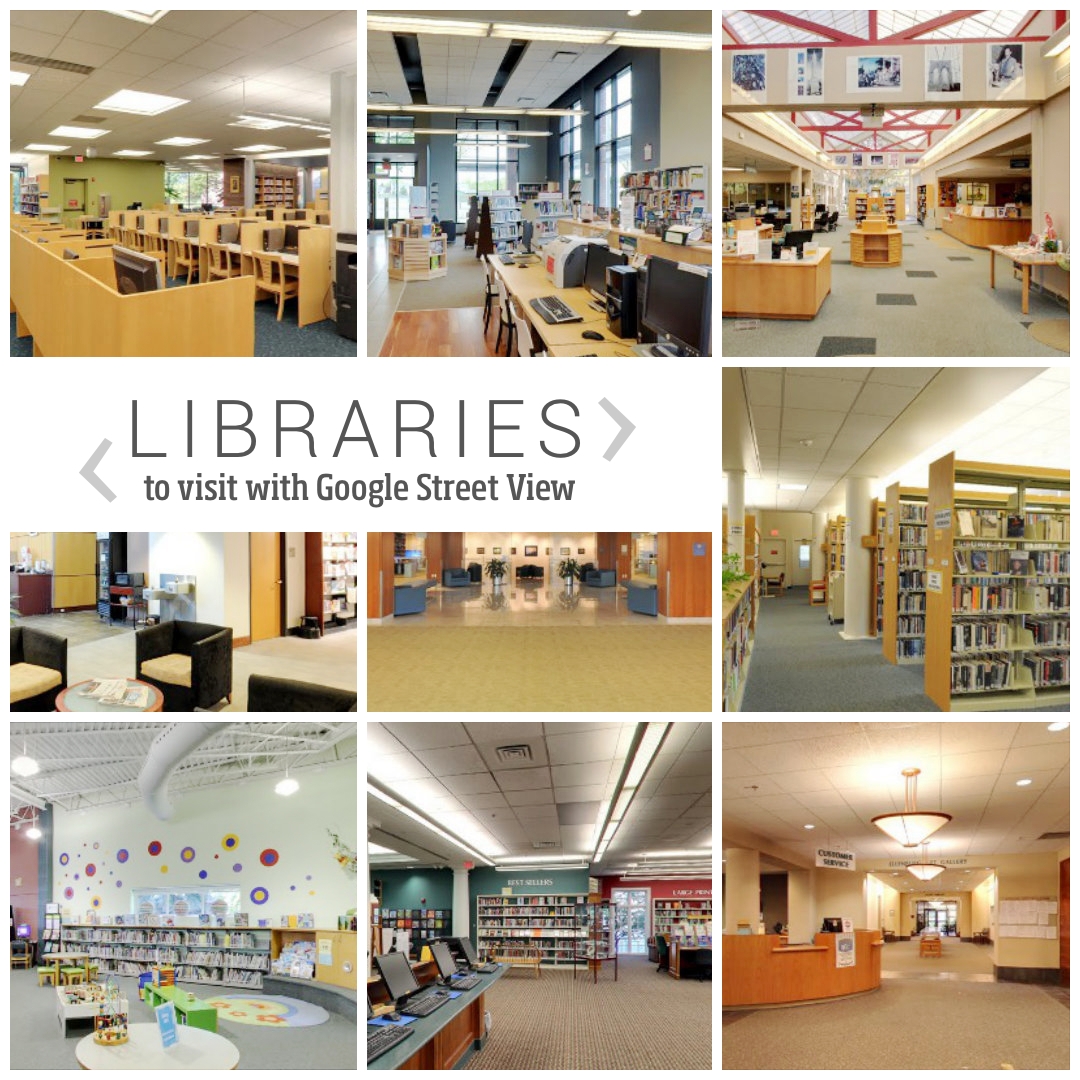 10 libraries to visit with Google Street View