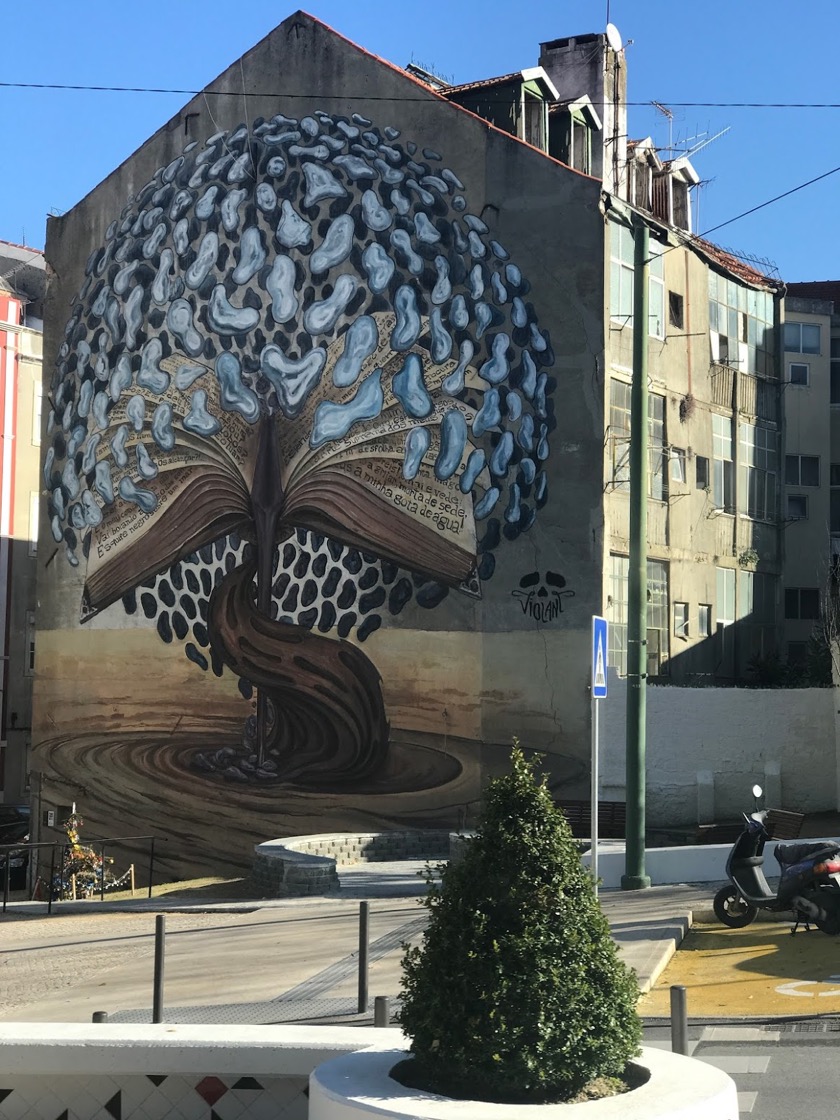 40 examples of street art and murals about books, libraries, and reading