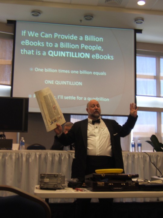 10 lively pictures of Michael Hart, the inventor of ebooks