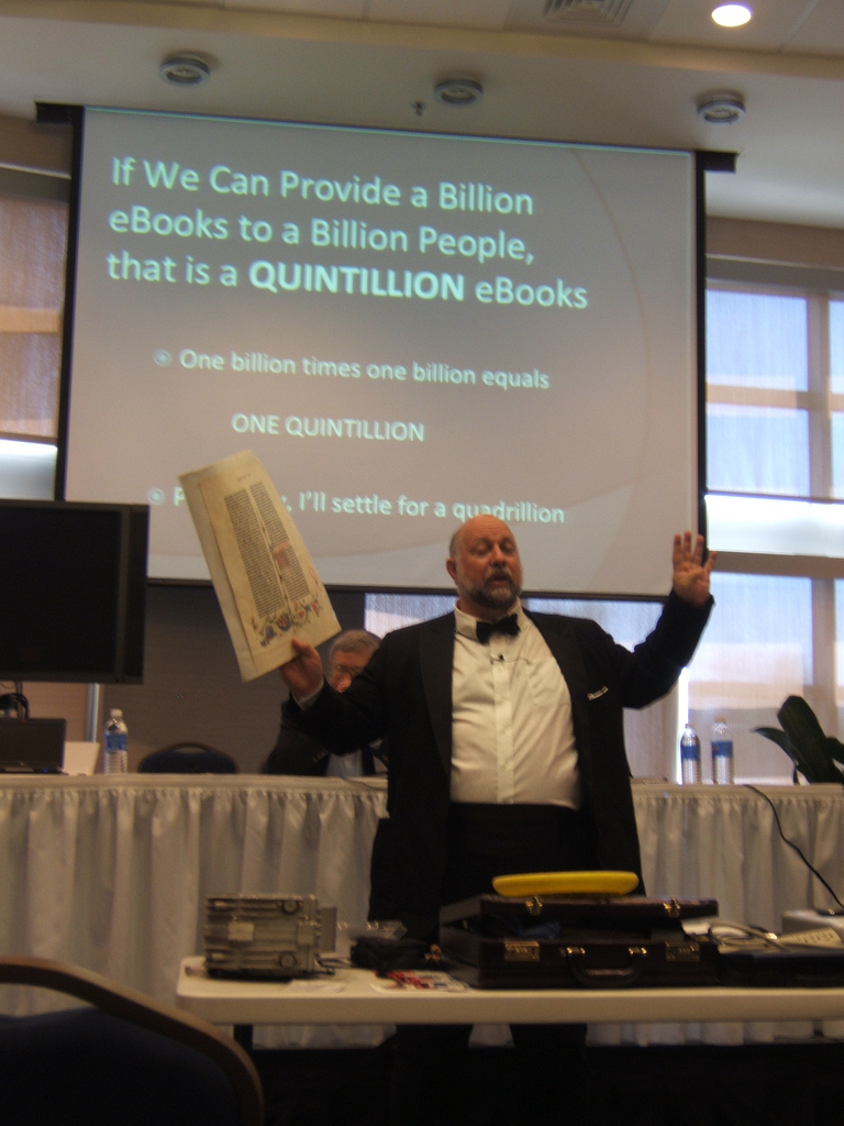 10 lively pictures of Michael Hart, the inventor of ebooks