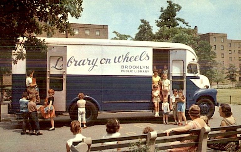 50 vintage bookmobiles from around the world
