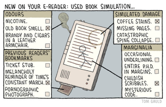 Cartoons about the future of books – Used book simulation – Tom Gauld ...
