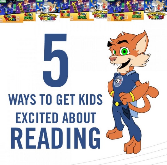 5 ways to get children excited about reading – infographic – Ebook Friendly