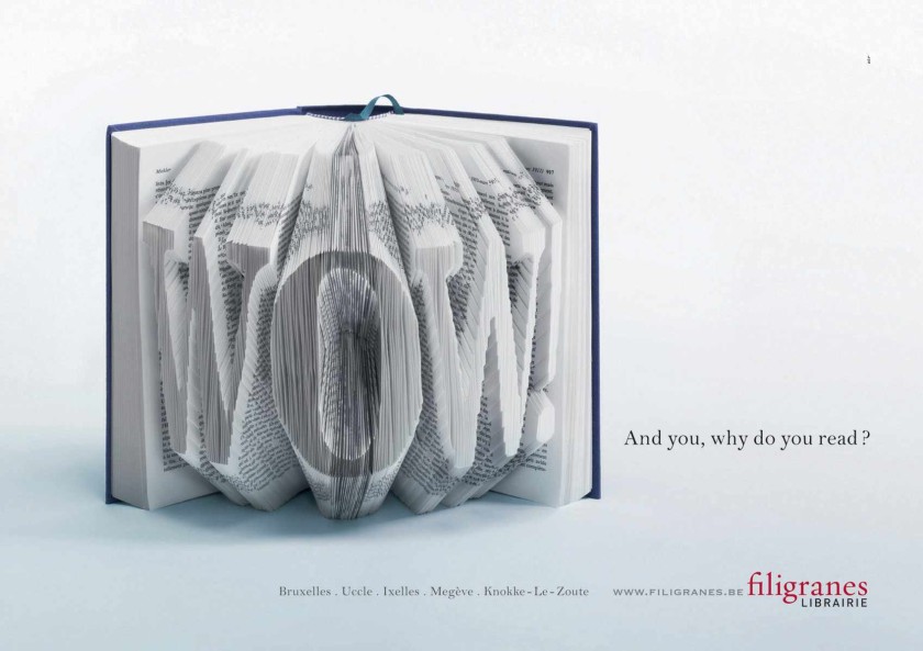 21 clever ads for books, bookstores, and libraries