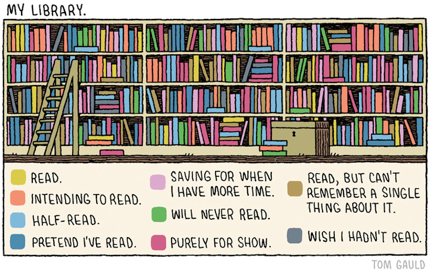 My library – Tom Gauld – Ebook Friendly