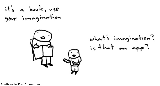It’s a book, use your imagination – #cartoon – Ebook Friendly