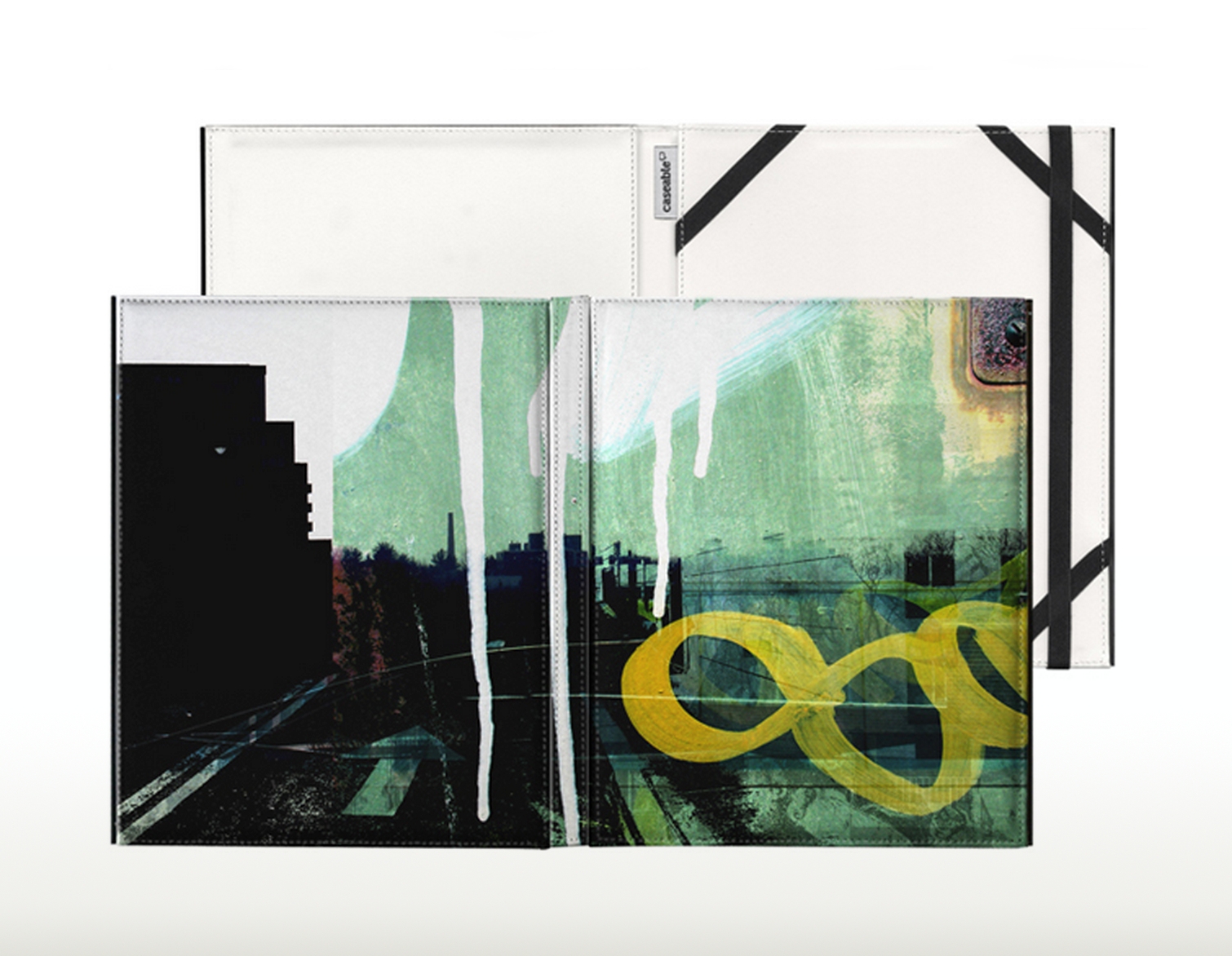 Caseable “Bees Urbanalley” Case for iPad 4, 3, and 2 – Ebook Friendly