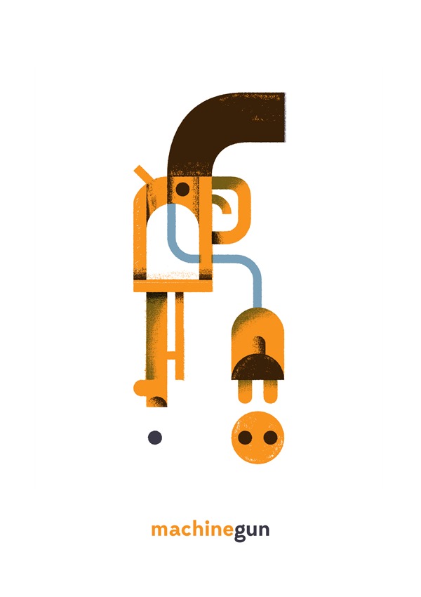 Visionary Words – Machine Gun – Ebook Friendly