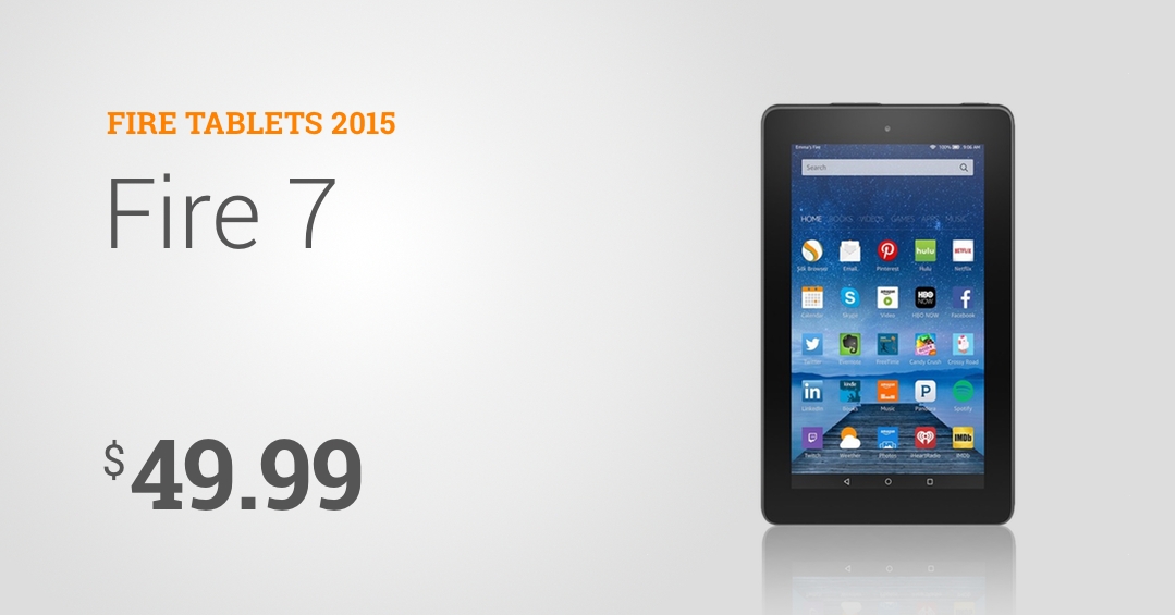 Amazon Fire 7 – Ebook Friendly