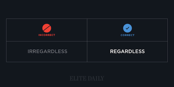 Common English phrases – Regardless – Ebook Friendly