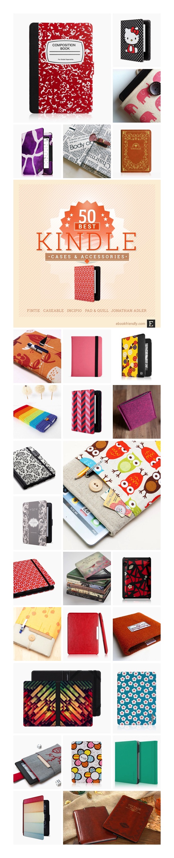 Best Kindle cases and accessories #infographic – Ebook Friendly