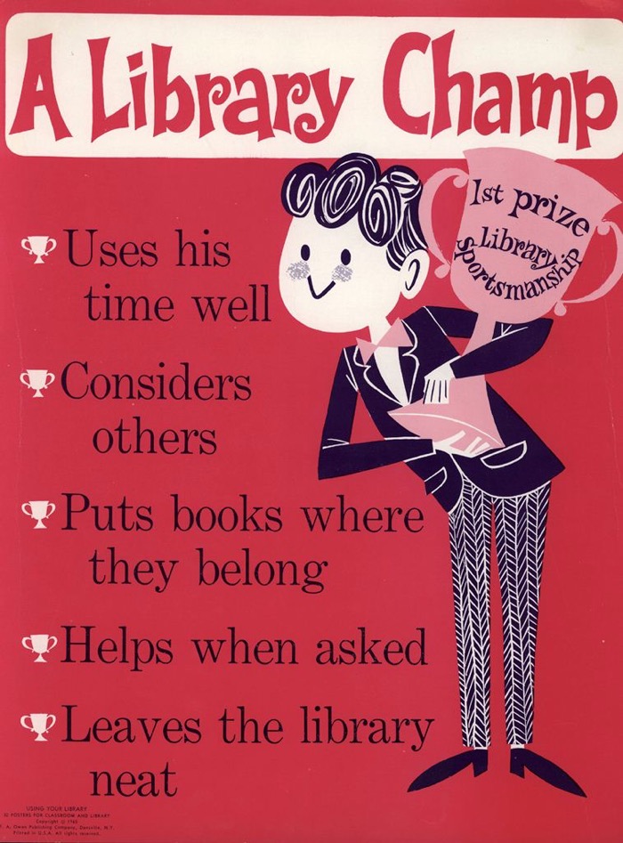 Vintage library posters – A Library Champ – Ebook Friendly