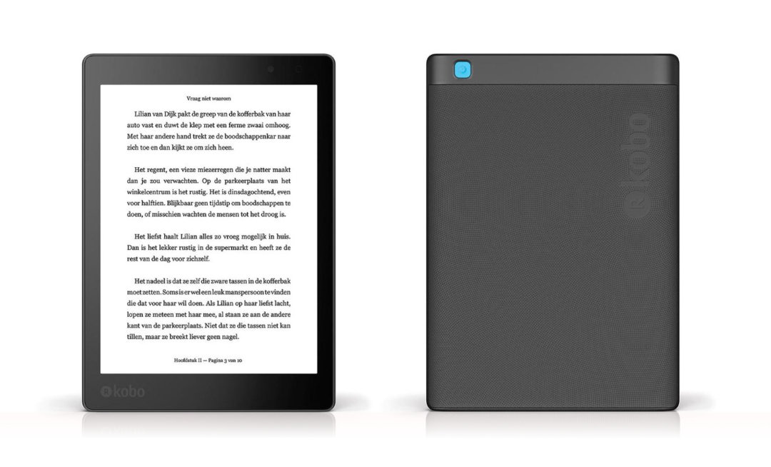 Kobo Aura One 2016 – front and back – Ebook Friendly