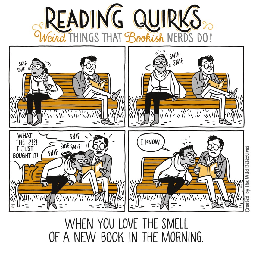 Reading Quirks No. 19 – When you love the smell of a new book in the ...