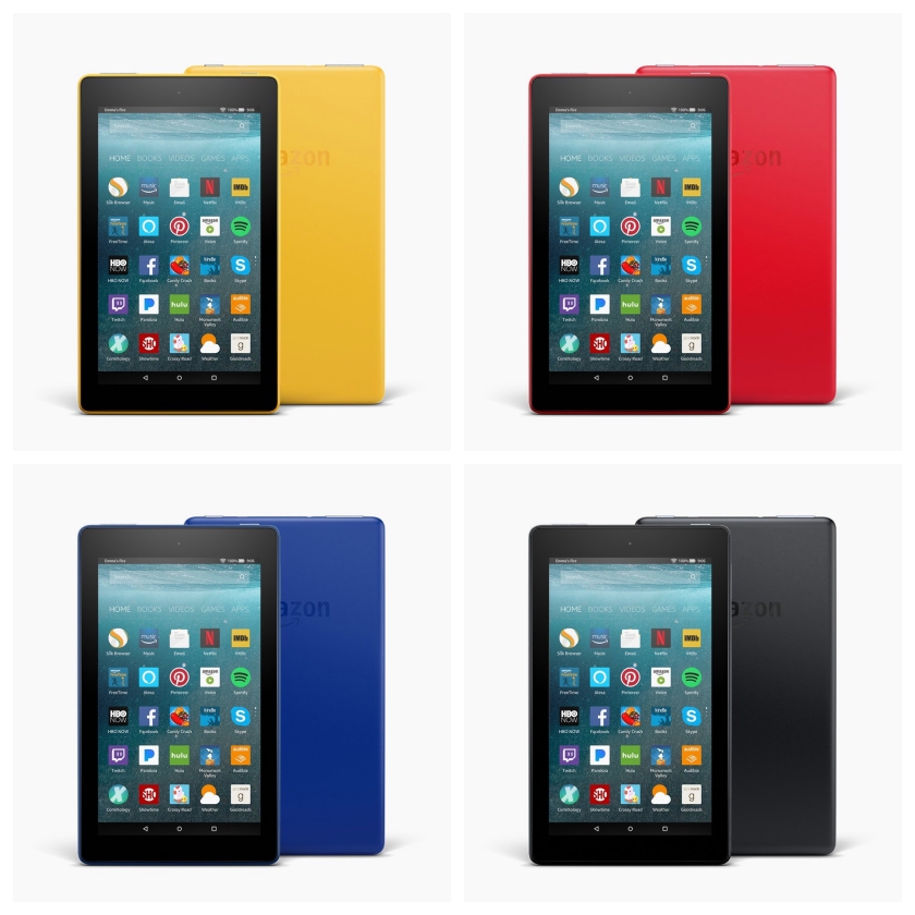 Amazon Fire 7 2017 is available in four body colors – Ebook Friendly