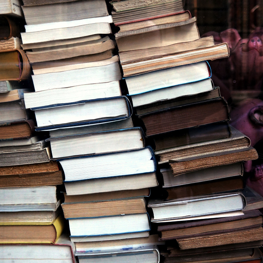 Ongoing – stack of books angle – Ebook Friendly