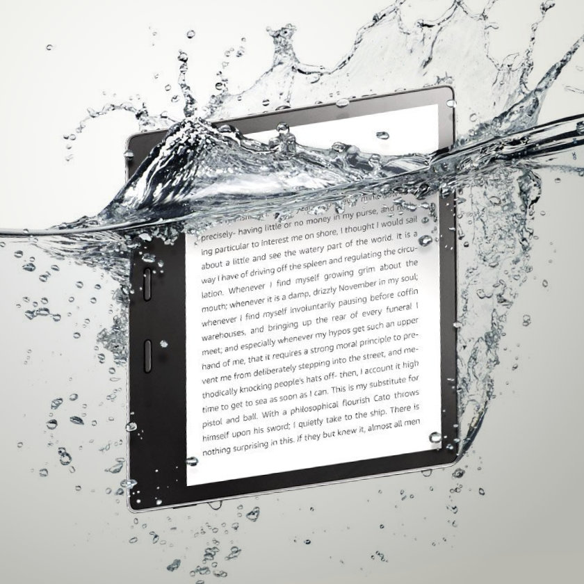 Waterproof Kindle Oasis 2017 e-reader with 7-inch HD screen and Audible ...
