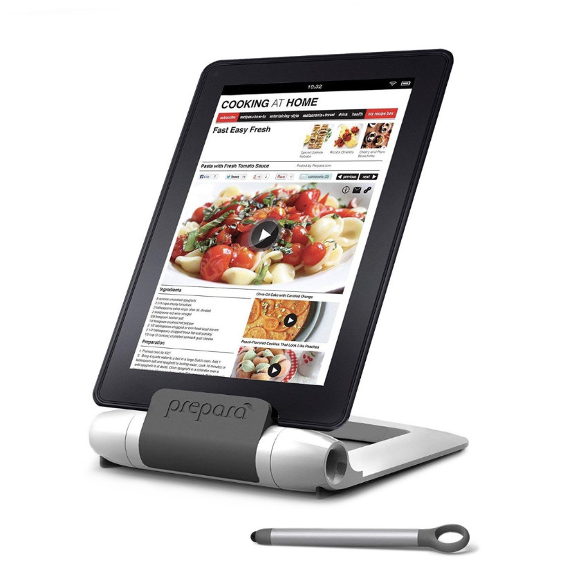 Prepara iPrep Adjustable Kitchen Tablet Cookbook Stand – Ebook Friendly