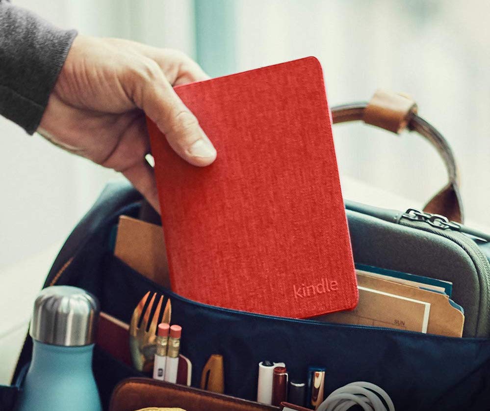 Kindle 2019 with an original Amazon fabric cover in Punch Red – Ebook ...