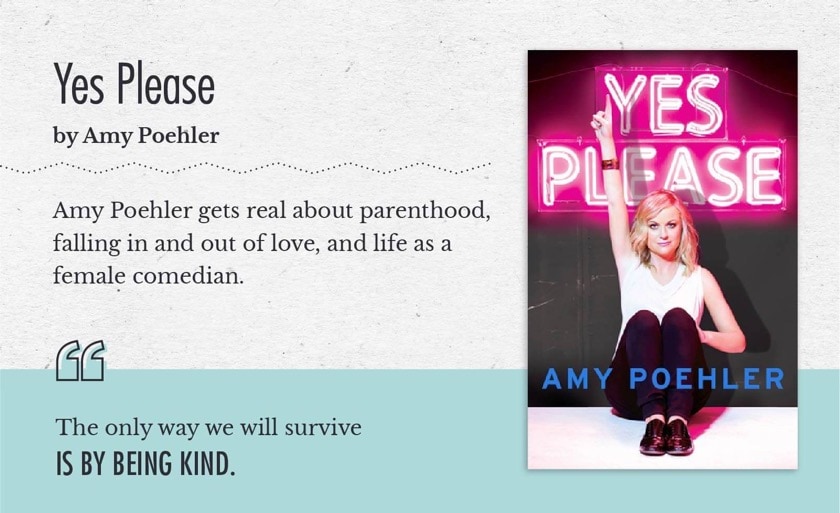 Celebrity books to inspire you: Amy Poehler – Yes Please – Ebook Friendly